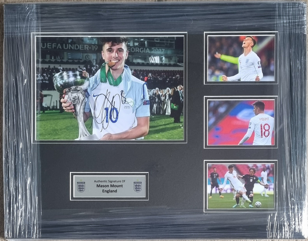 Mason Mount Signed England Display – Imagine Memorabilia